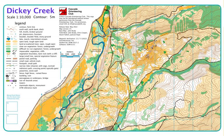 VENUES - Cascade Orienteering Cascade Orienteering